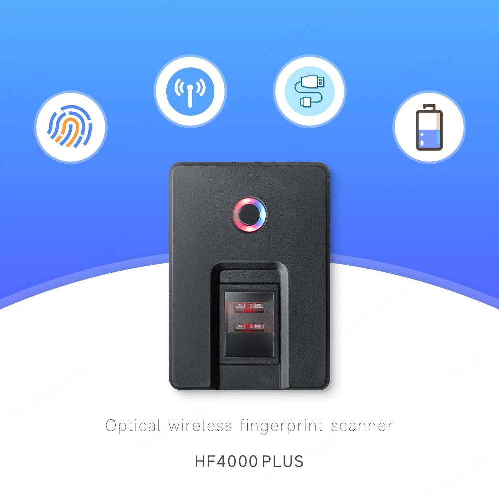 HF7000 Wireless Fingerprint Scanner - Secure & Versatile