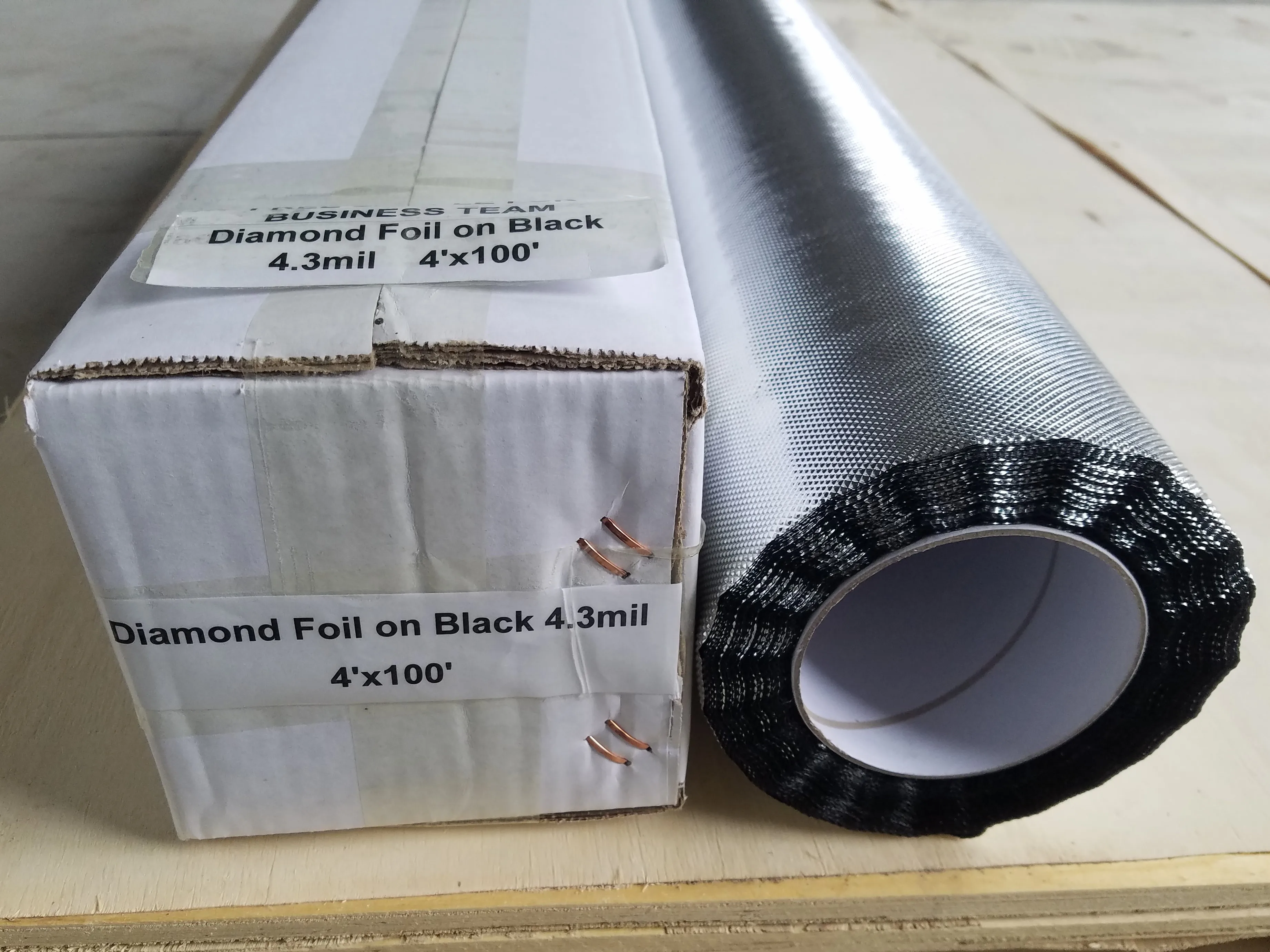 Hydroponic Grow Light Reflective 6 Mil Silver Diamond Mylar Plastic ...