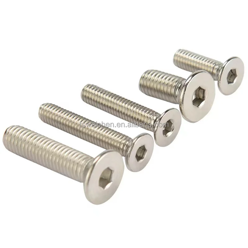 Stainless Steel Phillips Fasteners Flat Head Full Thread Machine Screws - Buy Alloy Steel ...