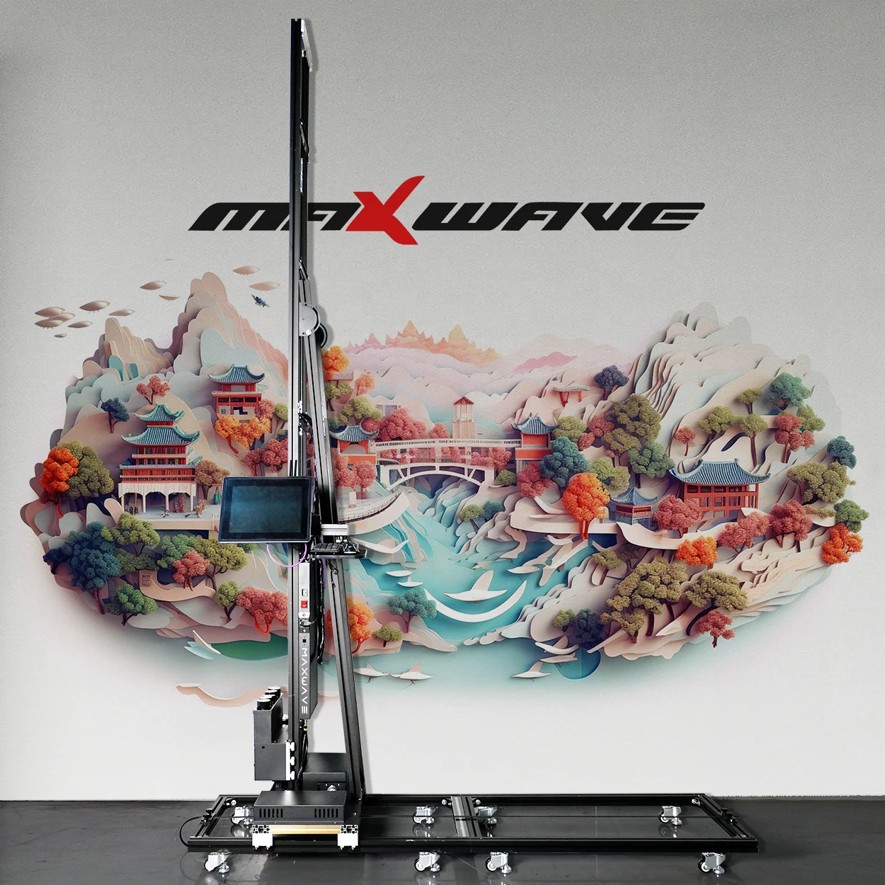 3d Vertical Wall/glass/metal/wood/paper/ceramic Mural Art Direct Inkjet ...