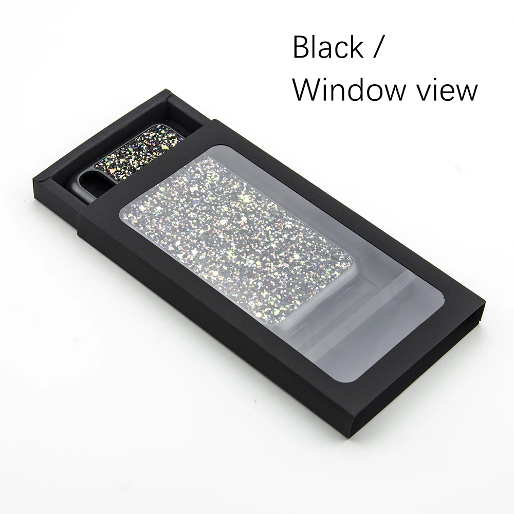 Customize Kraft Paper PVC Clear Window Phone Case Packaging