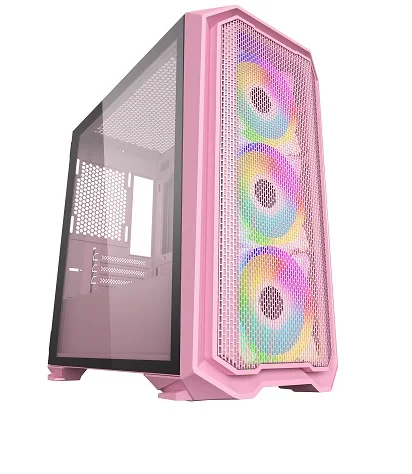 Pink Pc Case Oem Custom Logo Gaming Pc Case Gamer Computer Case - Buy ...