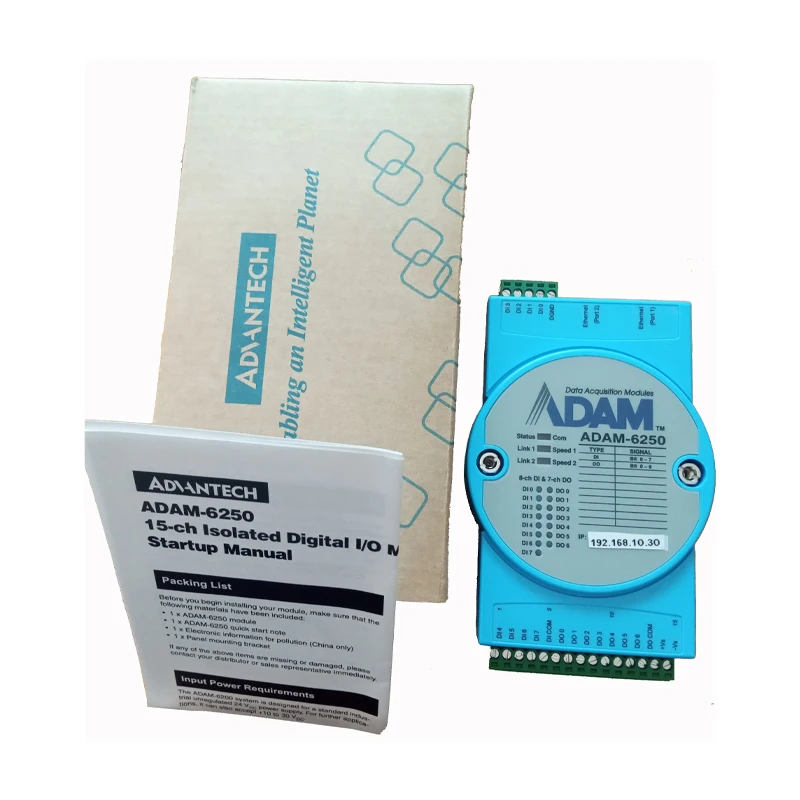 New Original Remote I/o Module Advantech Adam-6250 Tcp 15 Channels With ...