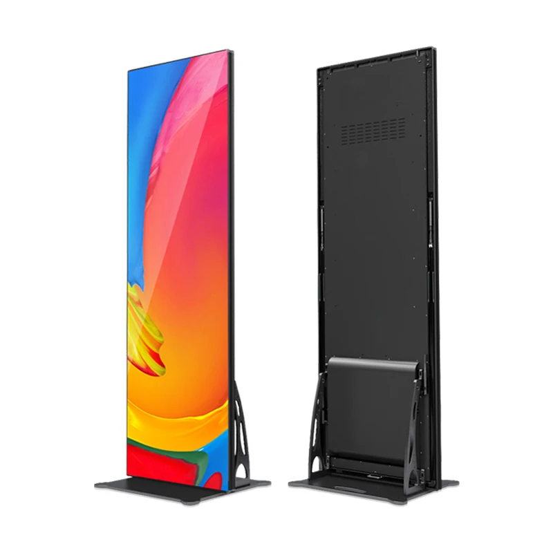 P2.5 Floor Standing Outdoor Led Poster Portable Advertising Billboard ...