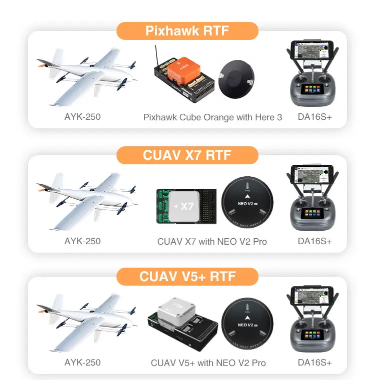 Foxtech Ayk Rtk Gps Long Range Endurance Vtol Drone For Oil Gas ...