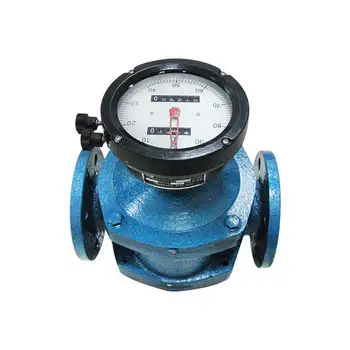 High Temperature Positive Displacement Bunker Oil Flow Meter Oval Gear ...
