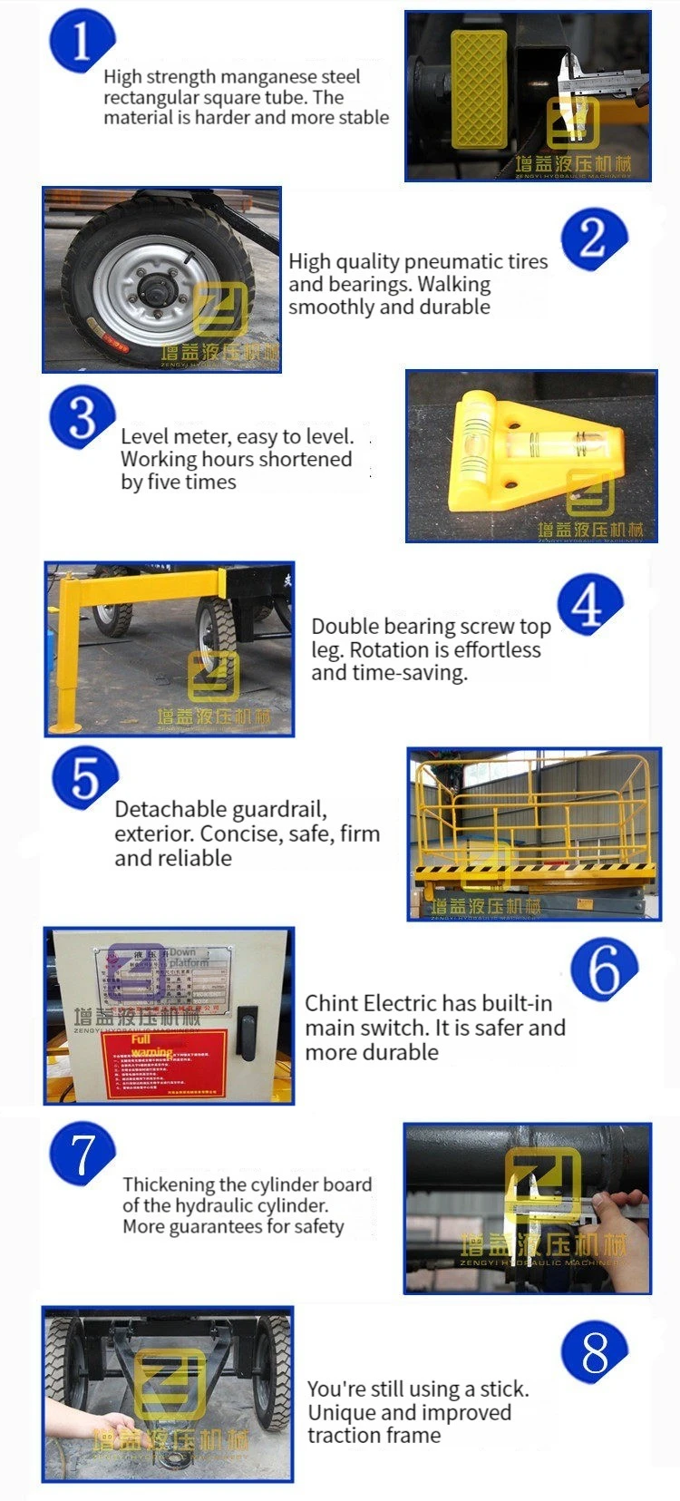 Hydraulic Table Platform Electric Mobile Rise Auto Hydraul Mini Used ...