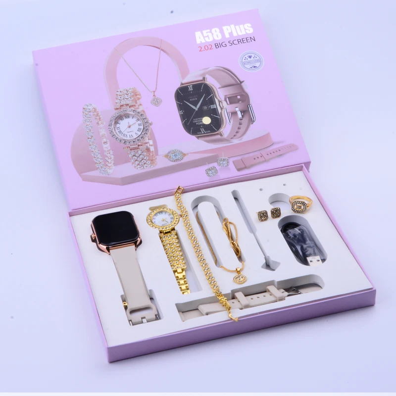 A58 Plus Smartwatch Suit Hot Selling Double Watches Men Women Smart ...