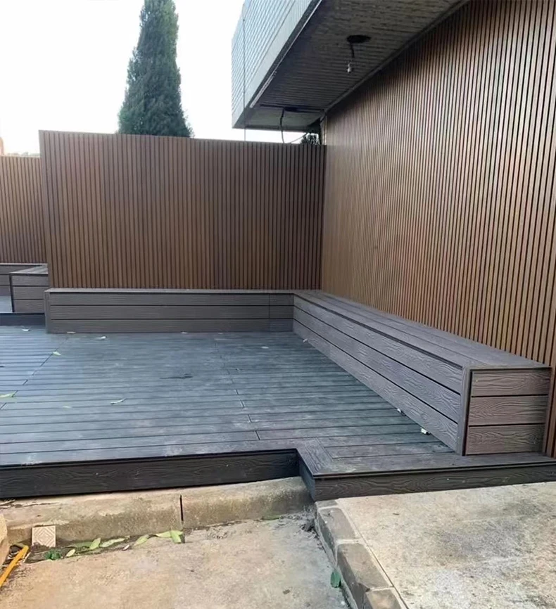 Wall Cladding Exterior Outdoor Co-extrusion Slat Tube Wpc Wall Panel ...