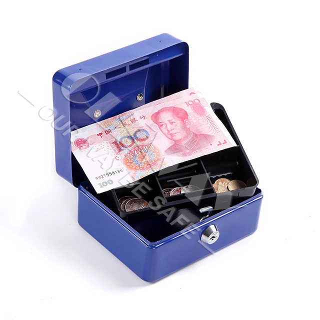 Cheap Small Cash Box Big Size Coins Money Storage Cash Box for Dollars ...