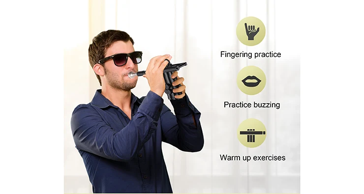 Trutra Standard Trumpet Valves - Embouchure Training Instrument