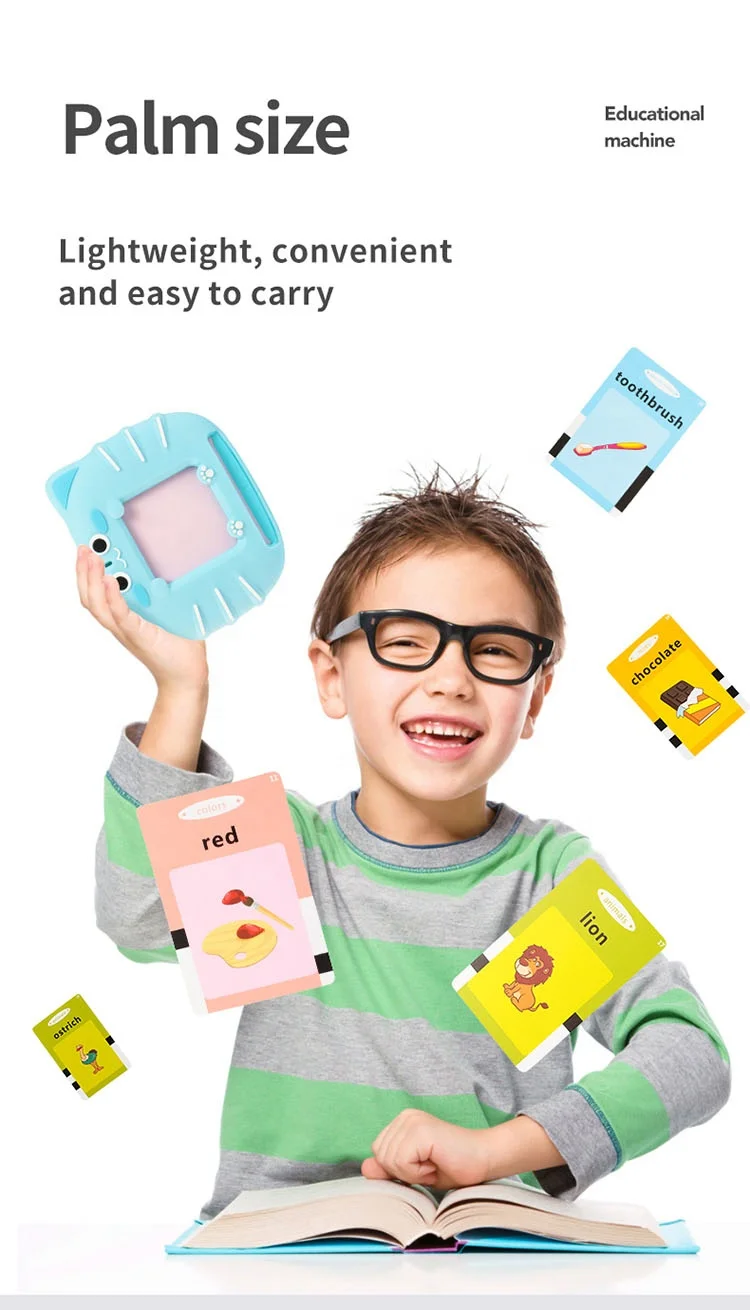 YMX KA06 Custom Talking Words Flashcards Flashcard Learning Toys ...