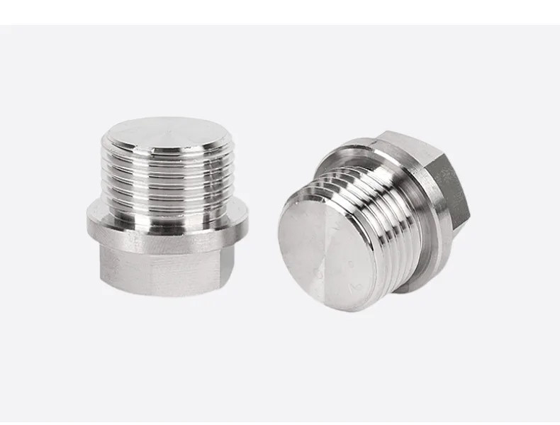 Din 7604 304l 316l 904l 2205 2507 Hex Head Screw Plugs Light Type/type ...