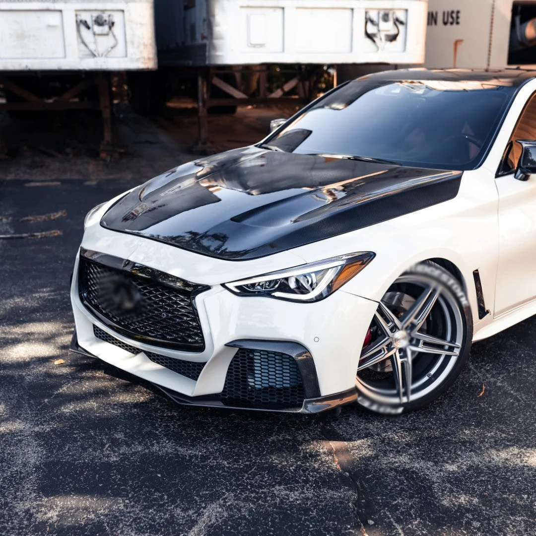 Oem Customized Gts Style Carbon Fiber Engine Hood Bonnet For Infiniti ...