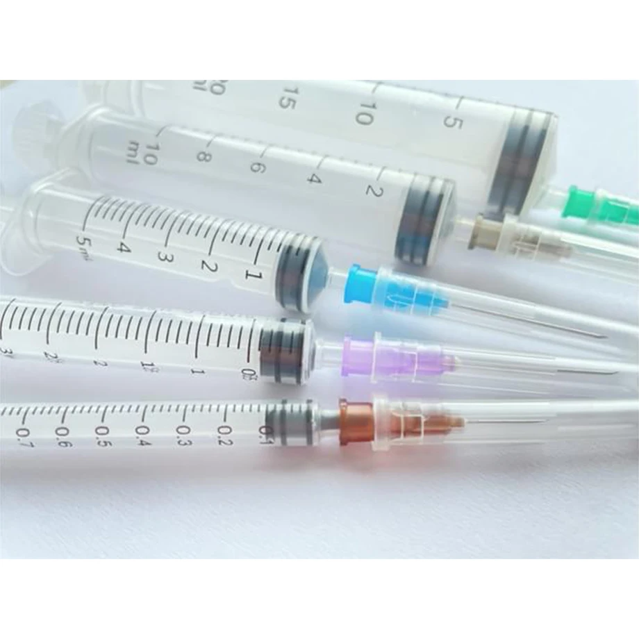 Medical Sterile Disposable Plastic Luer Lock Luer Slip Syringe Medical Materials Hypodermic ...