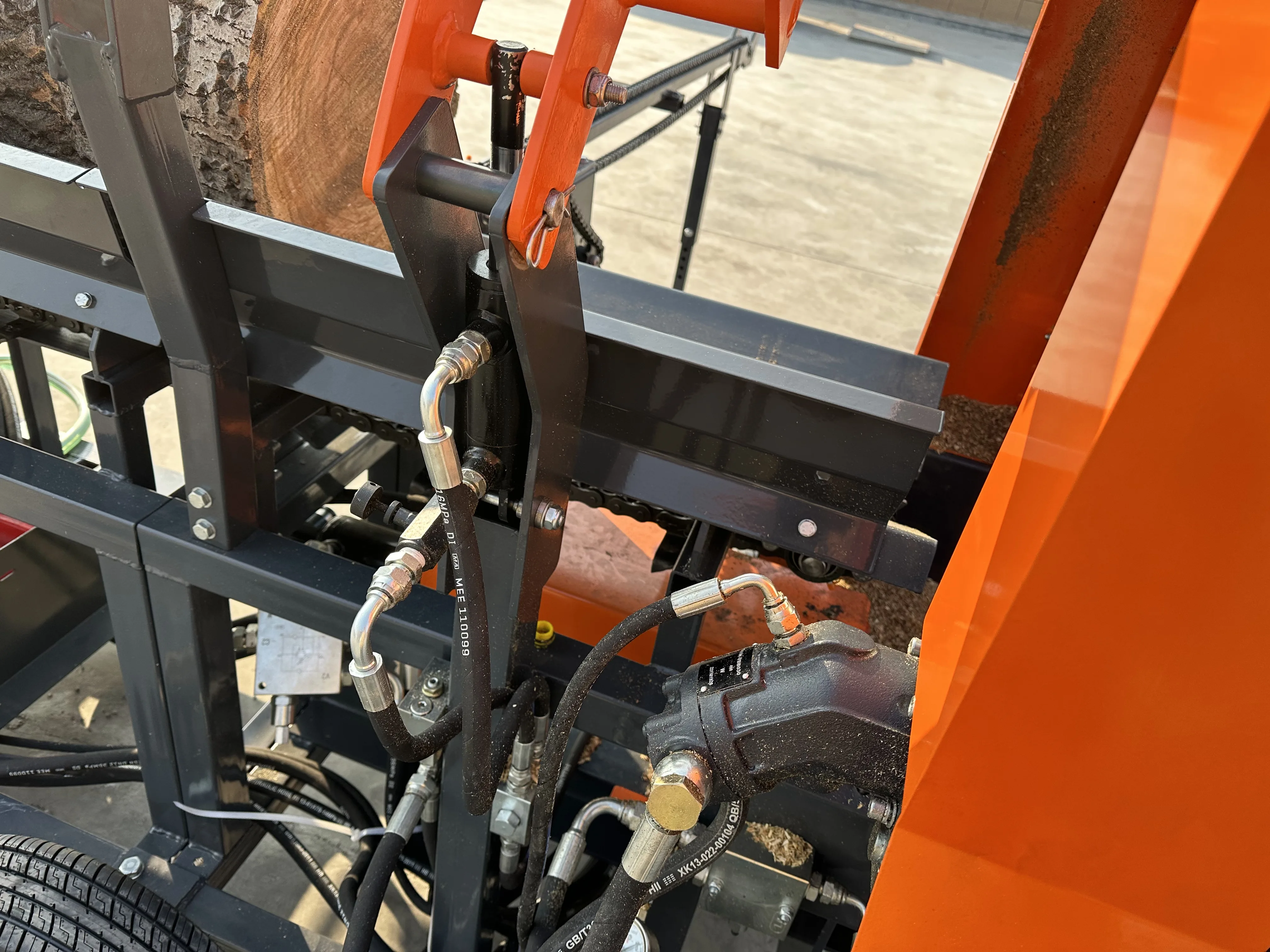 Rima Log Cutter Forestry Machinery Firewood Spitter Wood Processor For ...