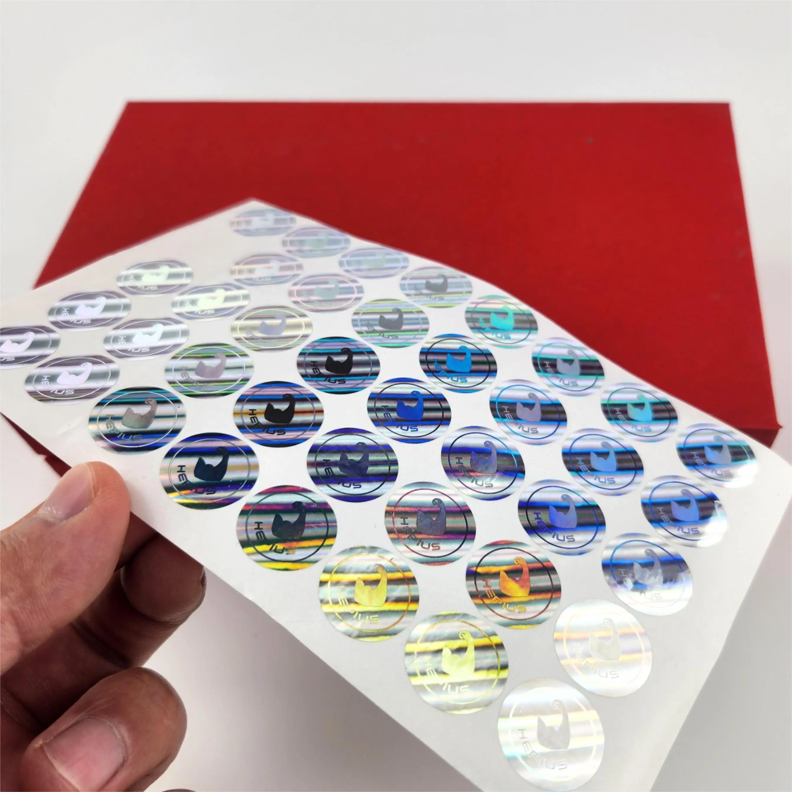 Color Thermal Labels For Shipping Label Printer Holographic Sliver ...