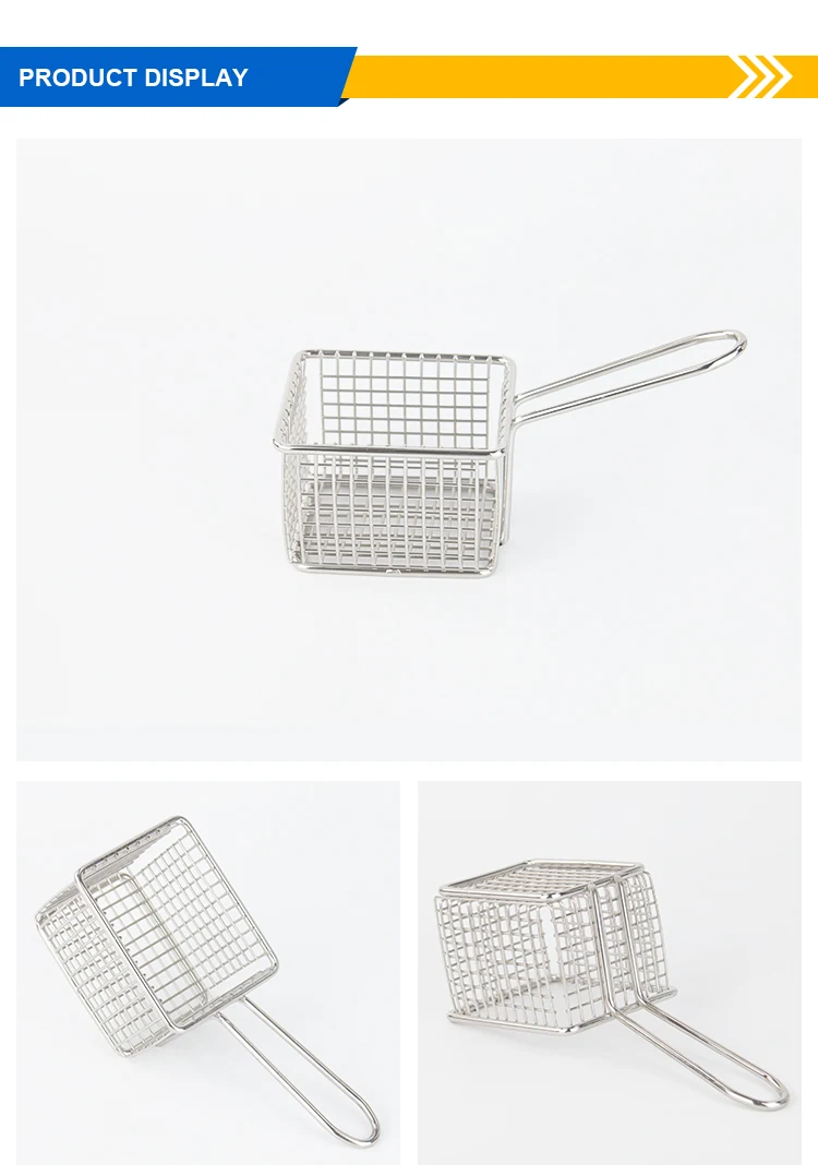 High Quality Customized Stainless Steel French Fries Basket Deep-frying ...