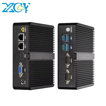 Xcy Fanless Mini Pc Desktop J4125 J1900 3805u I3 I5 5200u Nuc Mini Pc ...
