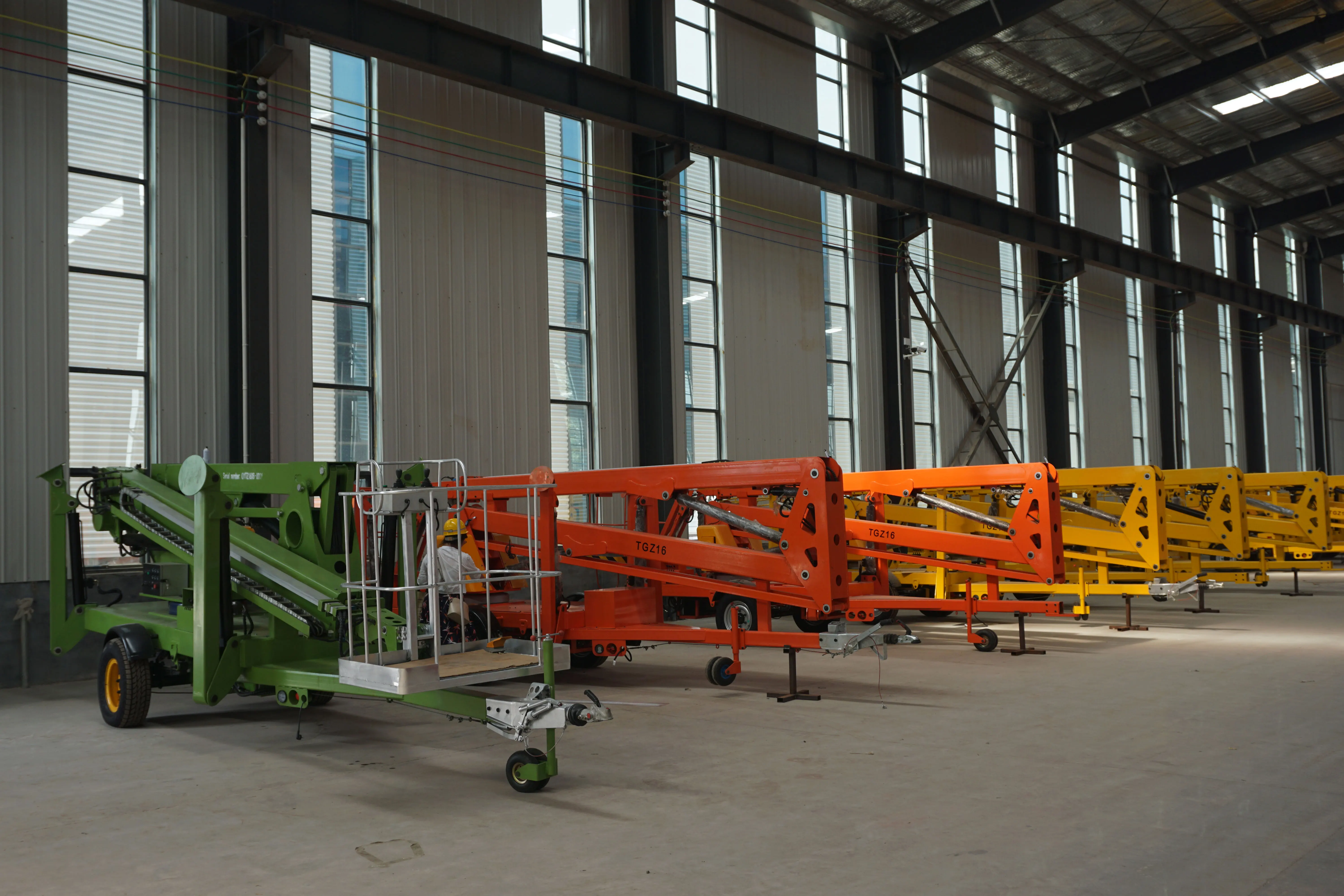 10m Telescopic Lifting Equipment Trailer Jib Lift Articulated Lift ...