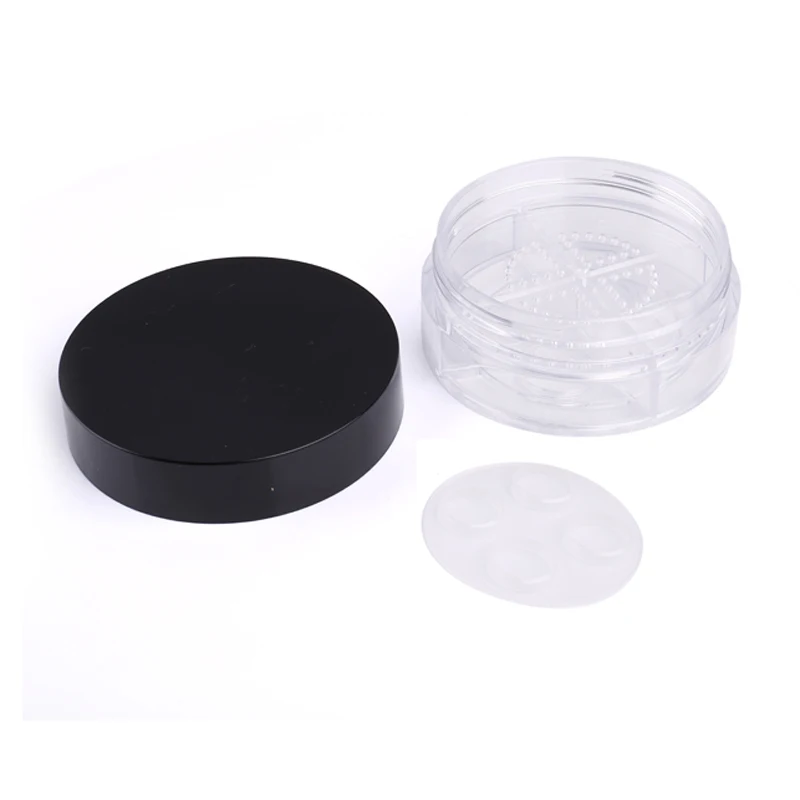 Cosmetic Powder Packaging Container Round Powder Jars Round Empty Loose ...