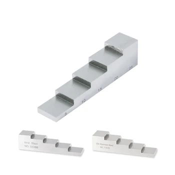 Standard Carbon Steel Ut Metric Step Wedge Ultrasonic Test Calibration ...