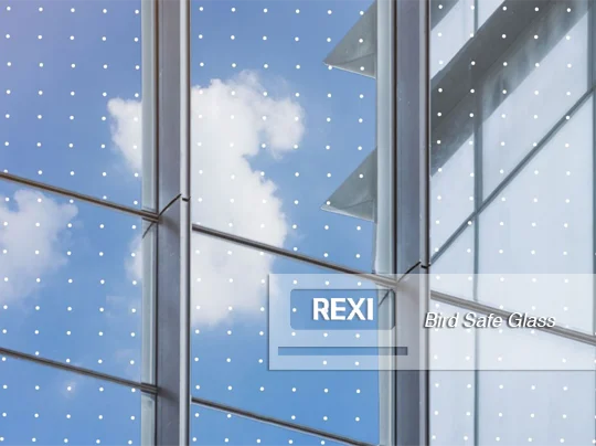 Bird Safe Friendly Glass By Ceramic Frit Silk Screen Patterns - Buy ...