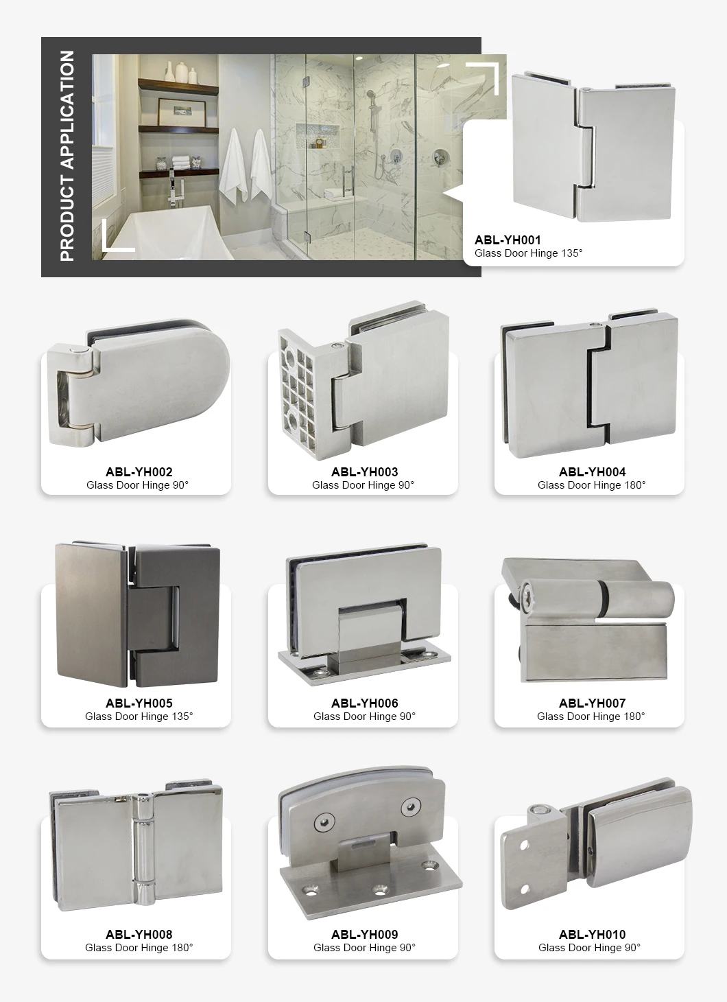 Glass Shower Door Hinges For Glass Clamp For Frameless Glass As Shower Door Hardware - Buy Glass ...