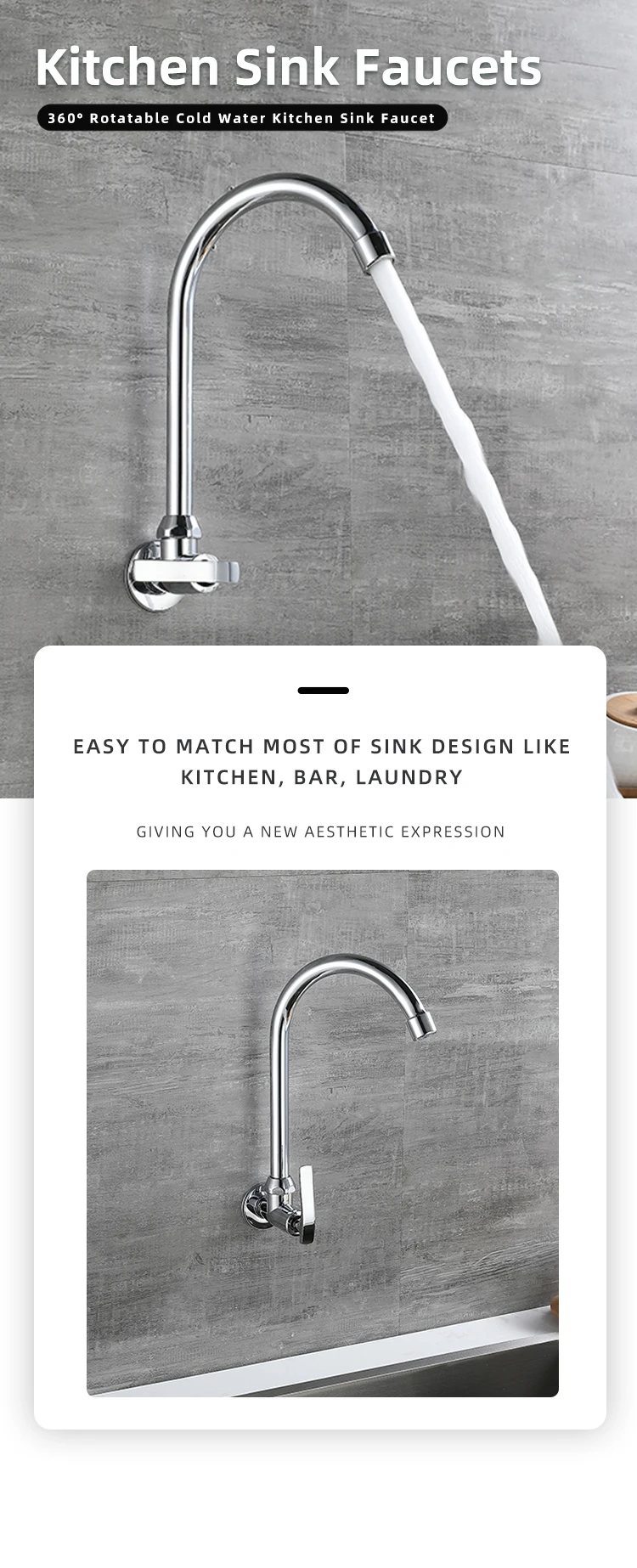 Factory Supply High Quality Zinc Taps Deck Mounted Plastic Handle Cheap ...