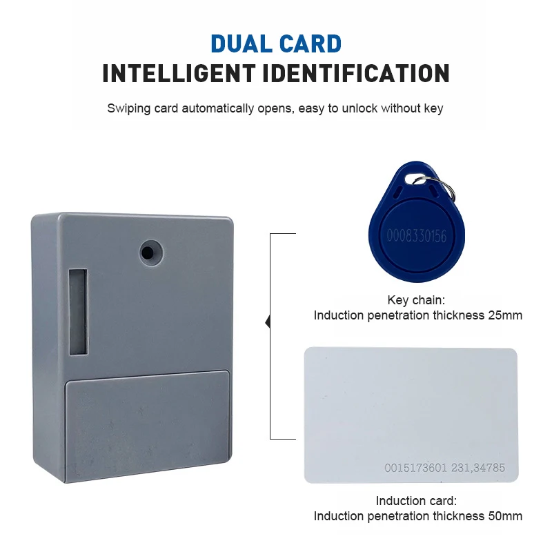 Invisible Magnetic Digital Cabinet Lock - RFID Smart Security