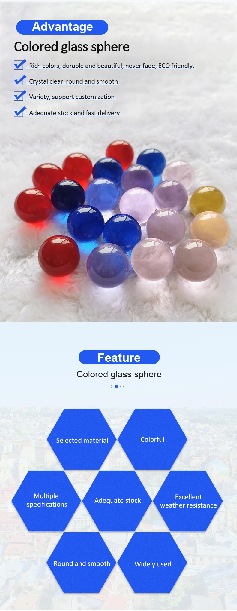 Hot Sale Customized Glass Marble Ball Pebbles Fish Tank Kids Games ...