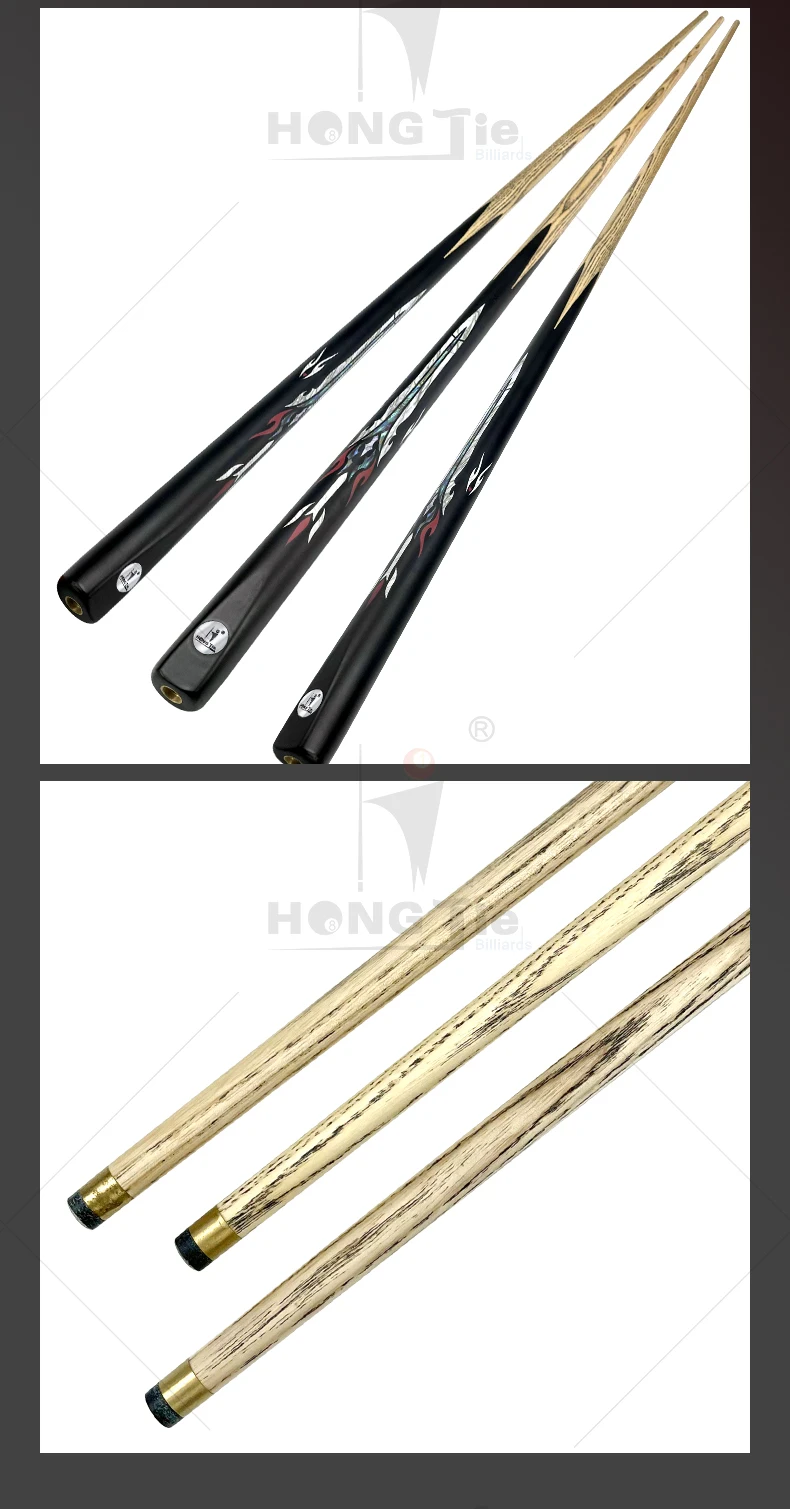 Hongjie Billiards 1 Piece Style Snooker Cue Billiard Cue H-21 Billiard ...