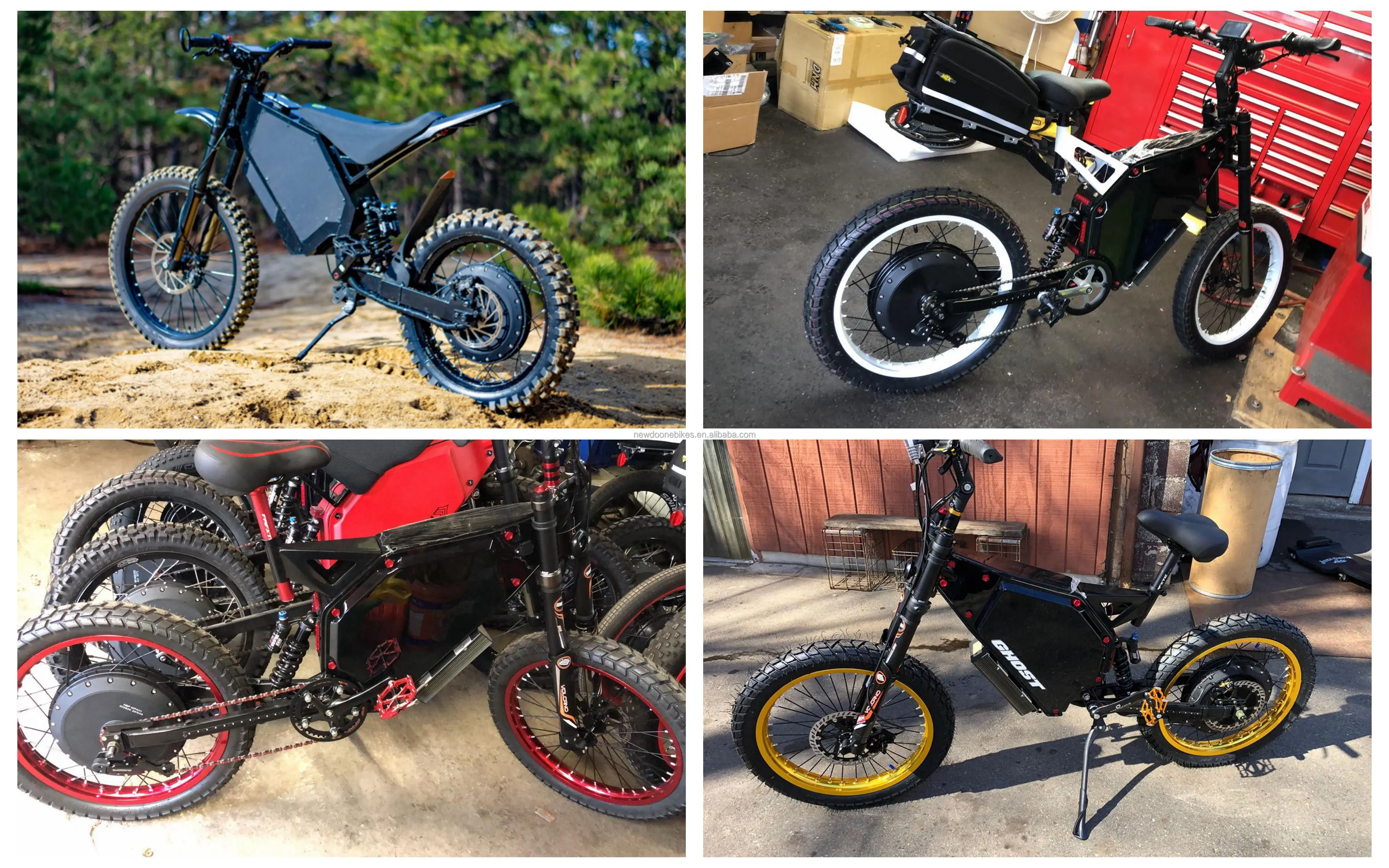 High-Speed 8000W QS273 V3 V4 Electric Bicycle Hub Motor Conversion Kit ...