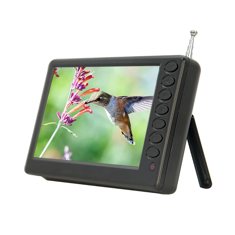 Mini 5 Inch Portable Tv With Dvb-t2 Atsc Isdb Rechargeable Television ...