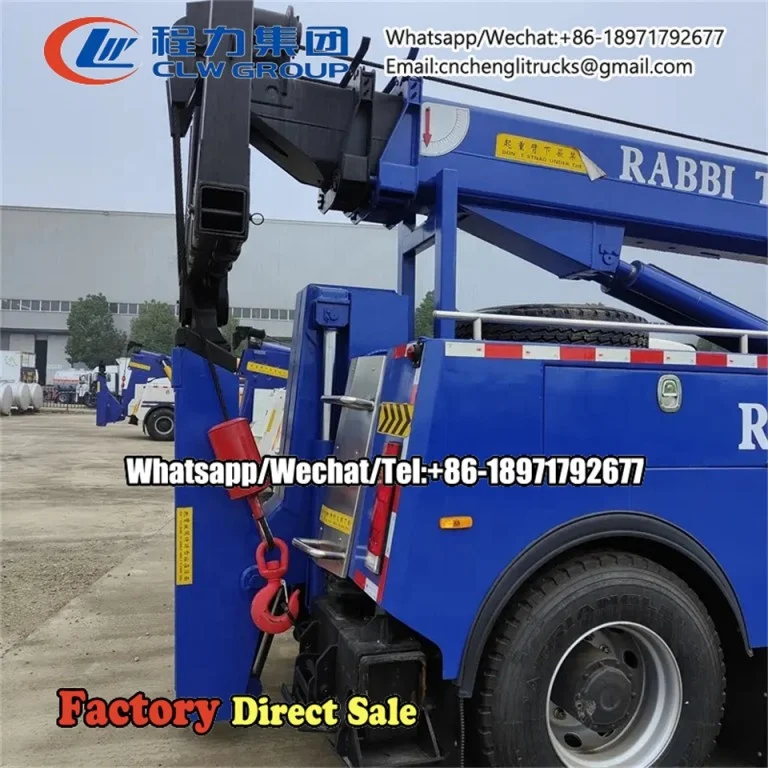 Shacman 40t 50t Heavy Duty Rotary Wrecker Truck 8x4 Road Rescue ...