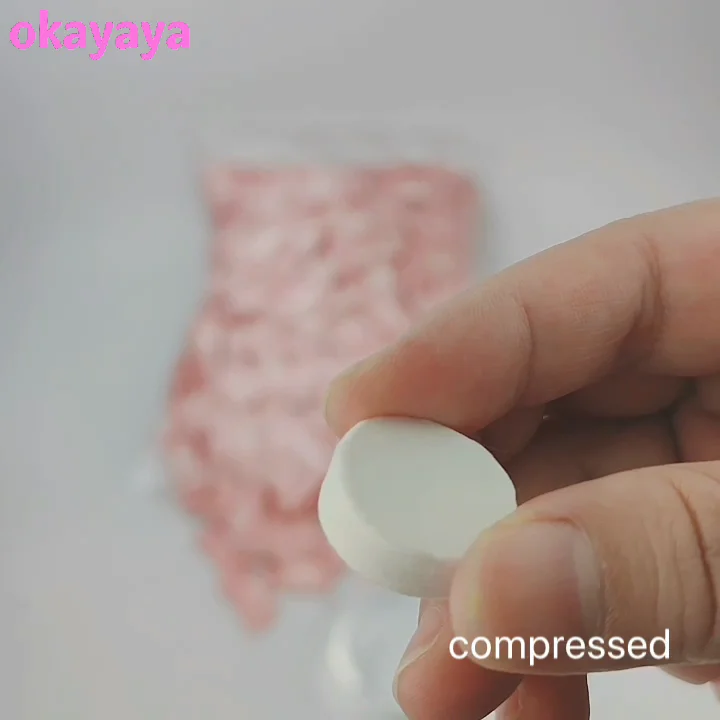 100 Pcs Compressed Facial Mask Sheet Beauty Diy Disposable Mask Paper ...