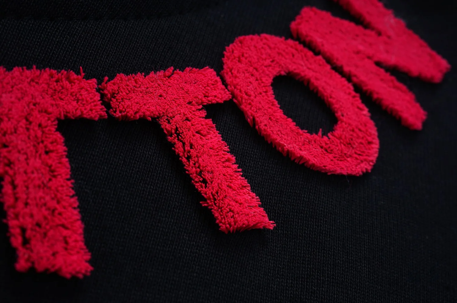 With Logo Luxury Branded High Quality 100% Cotton 230g Flocking Letters ...