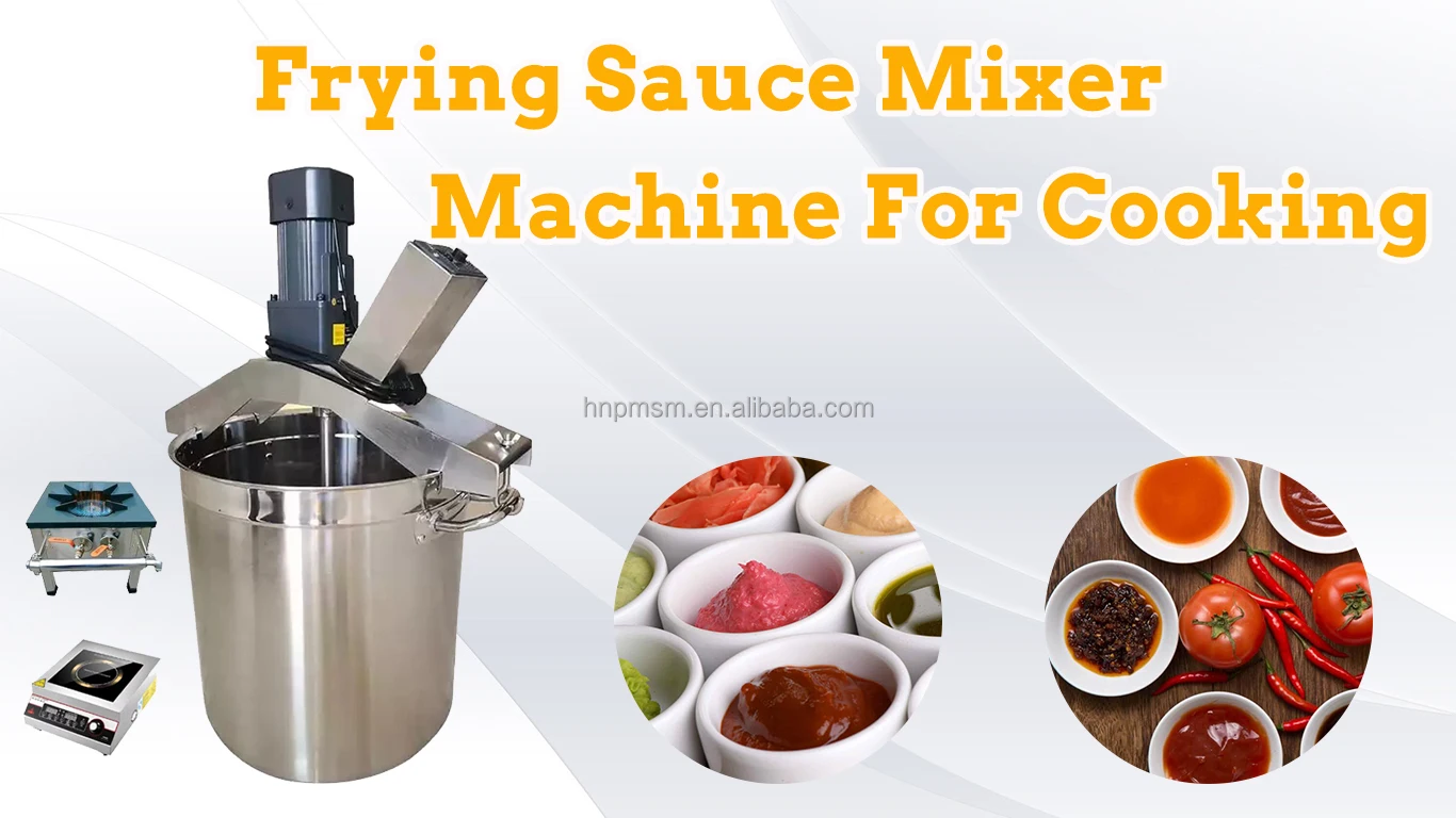 Large Capacity Cooking Mixer Machine for Efficient Jam Making