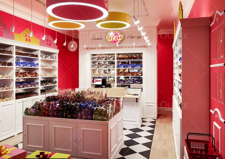 Custom Sweet Retail Display Store Candy Display Rack Lolly Candy ...