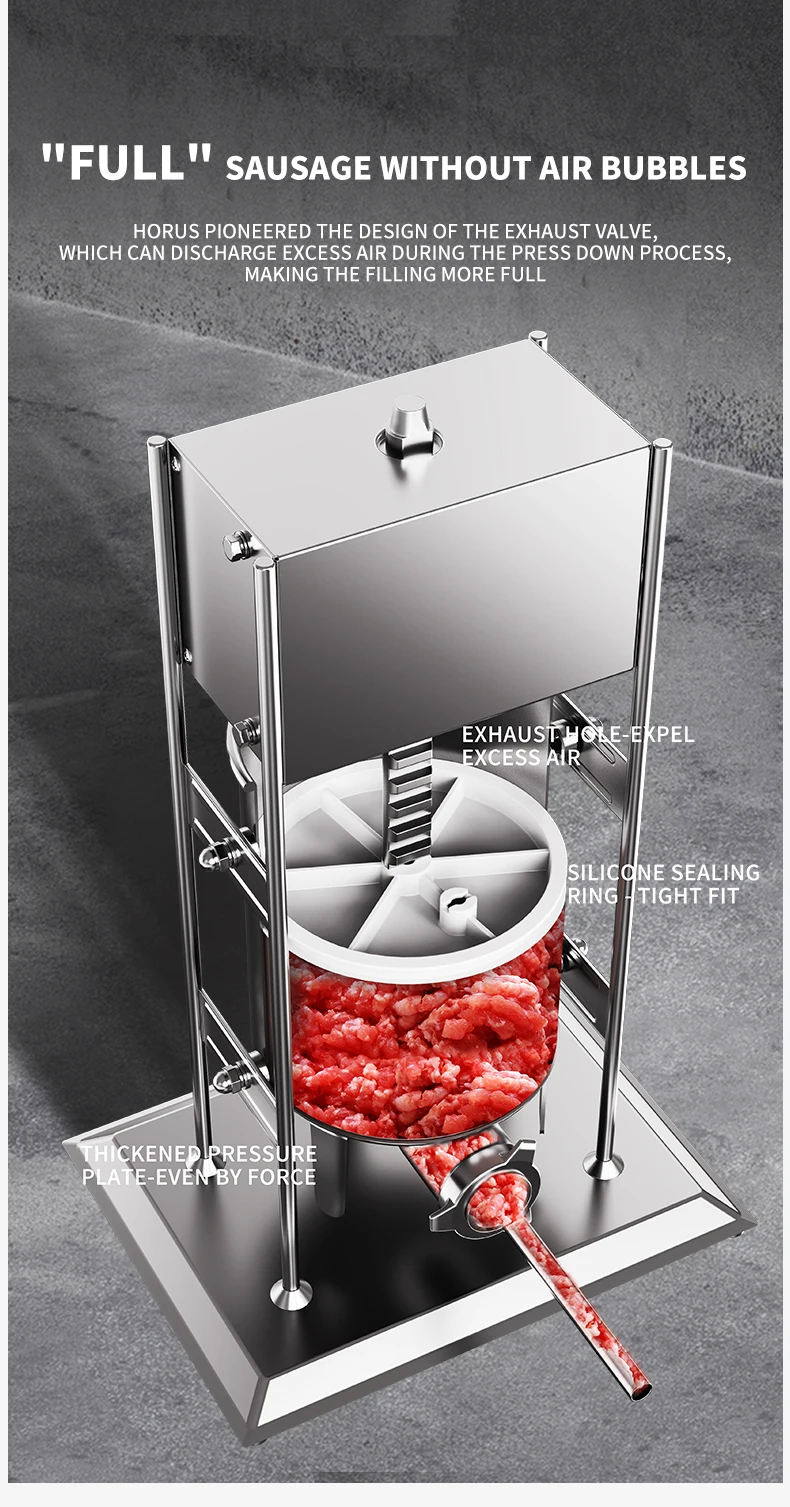 Horus Electric 30L Sausage Stuffer - Automatic & Durable