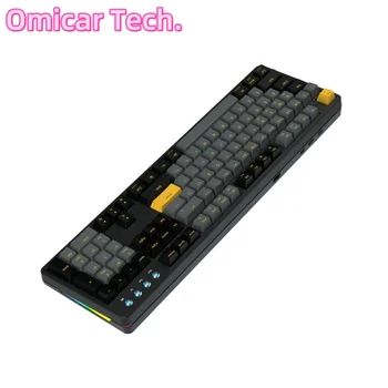 Tri-mode Wireless Keyboard Hotswap Full Size Nkro Customizable Lcd ...