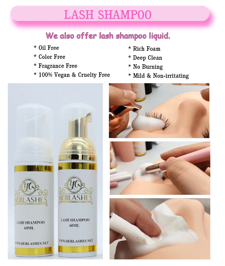 Herlashes Private Label Lash Shampoo Kit - Vegan & Cruelty Free