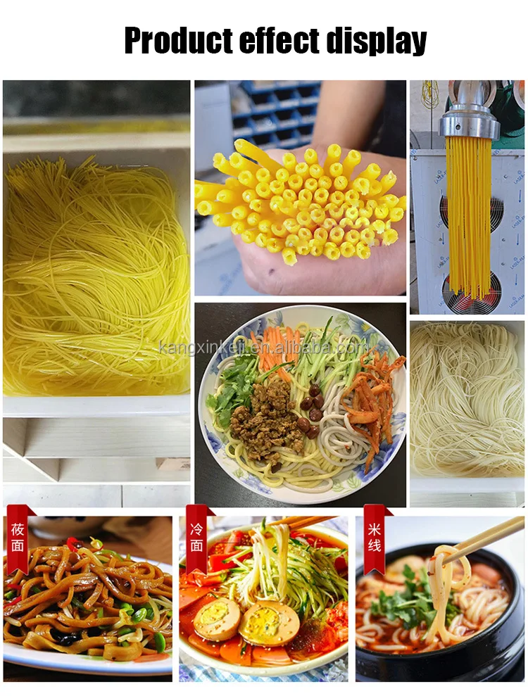 Small Vermicelli Making Rice Noodles Injection Machine Fresh-rice ...