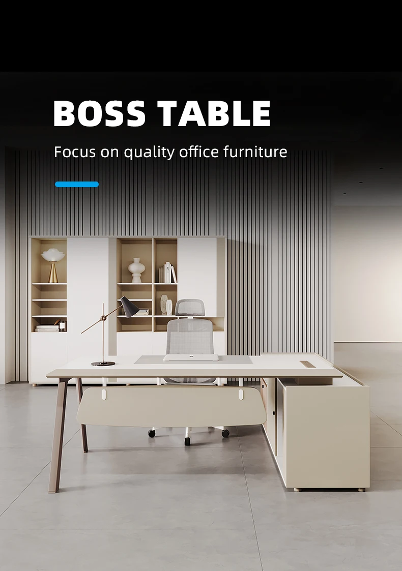 2023 Ceo Manager Desk L Shaped Classic Manager Desk Boss Executive ...