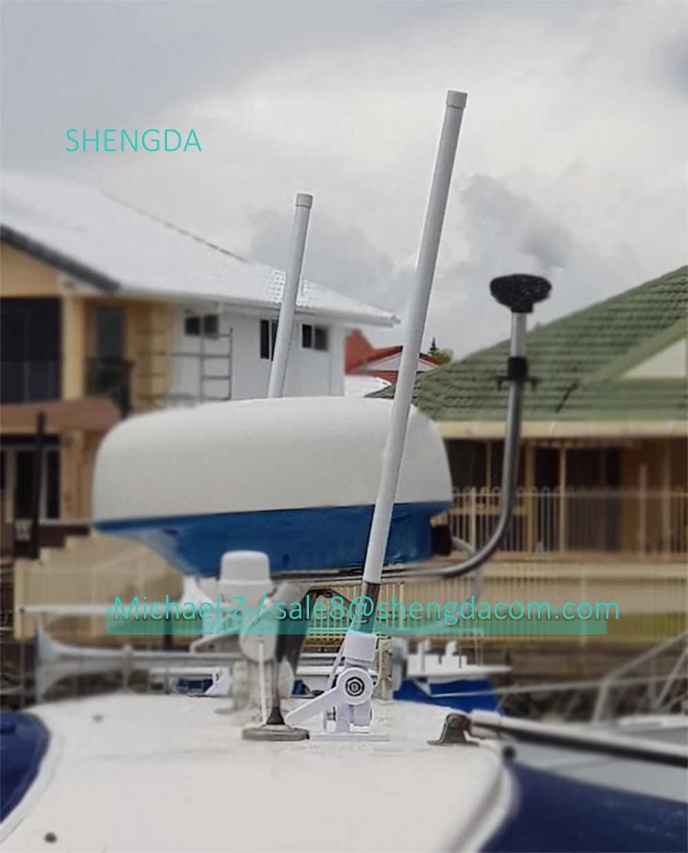 Marine Antenna Ais Oem 4g 60cm 10dbi 698-2700mhz Fiberglass Cellular ...