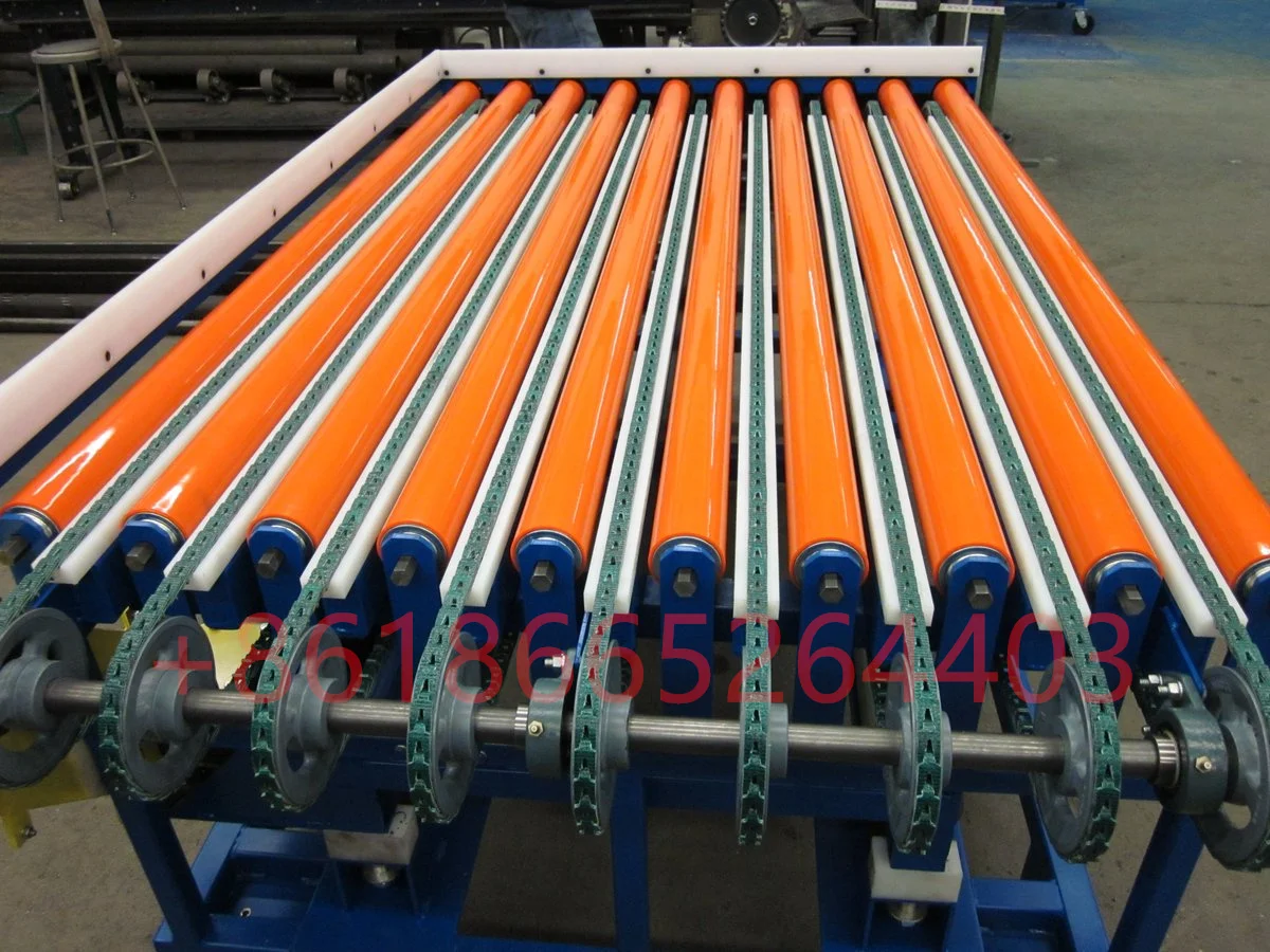 90 Degree Powered Pop up Section Pallet Transfer Table Chain Conveyors ...