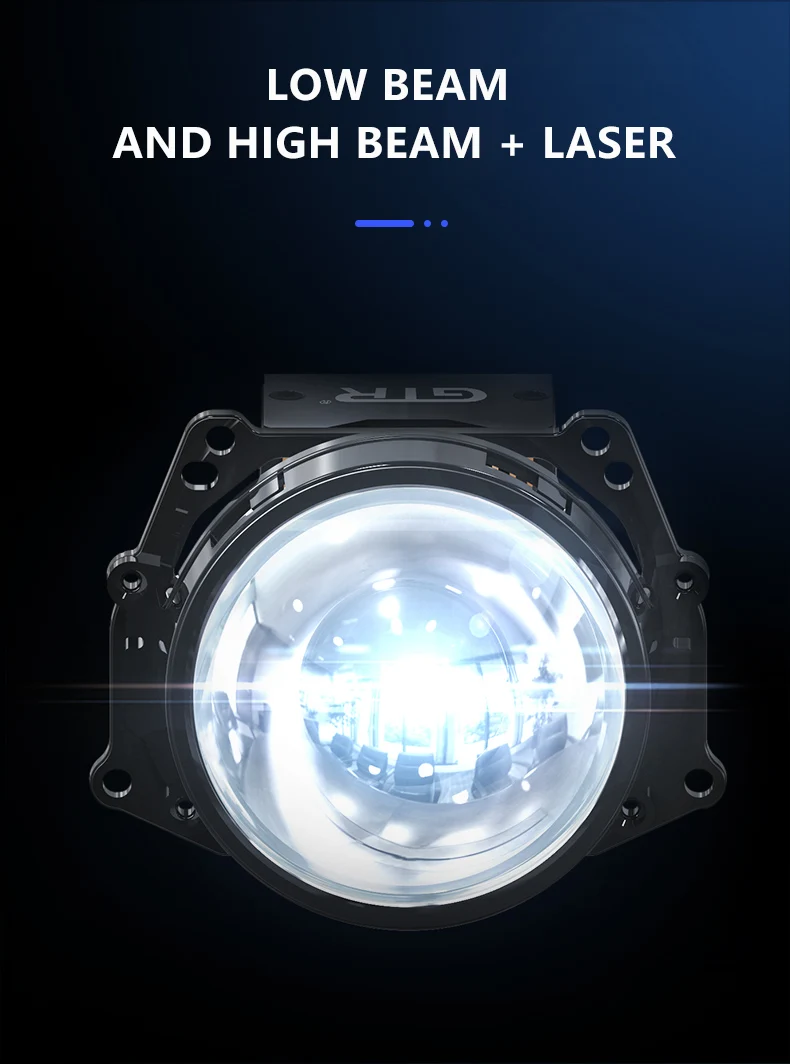 GTR Black New Arrival G45 Laser Headlight - 3 Inch 5500k 70W