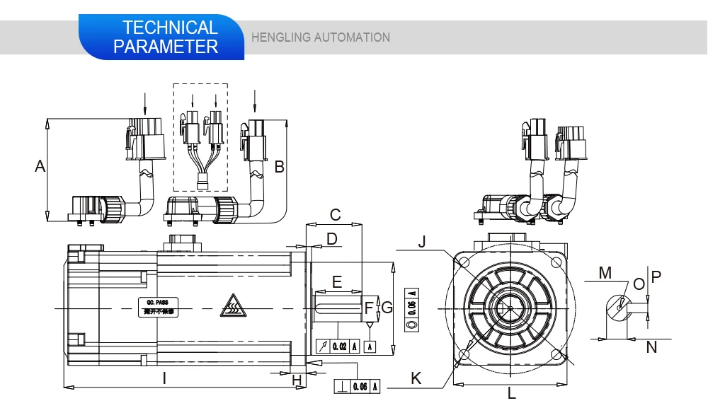 HLTNC 50/60Hz 60AST-A1C01330 单相 3000rpm 400W 交流伺服电机和 T3D-L15A-RABN ...