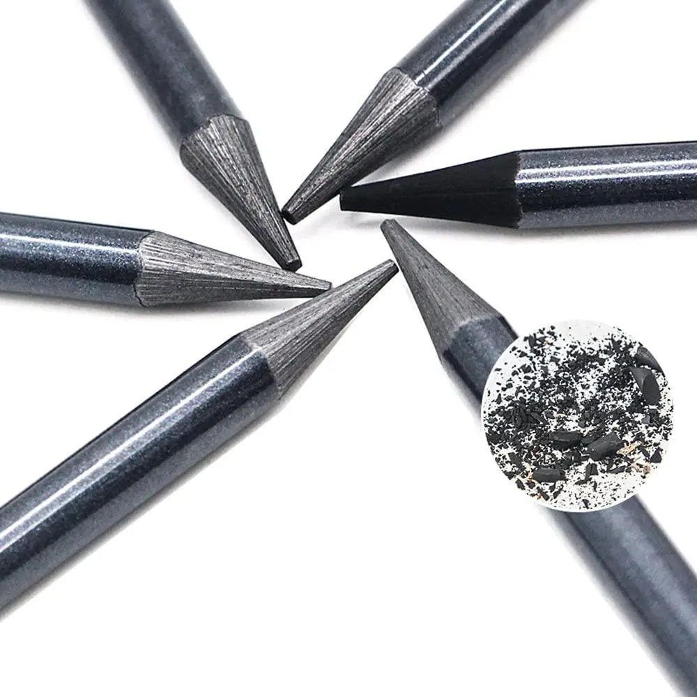 Artist Quality Woodless Graphite Pencil 6 Grades of Graphite Super Long ...