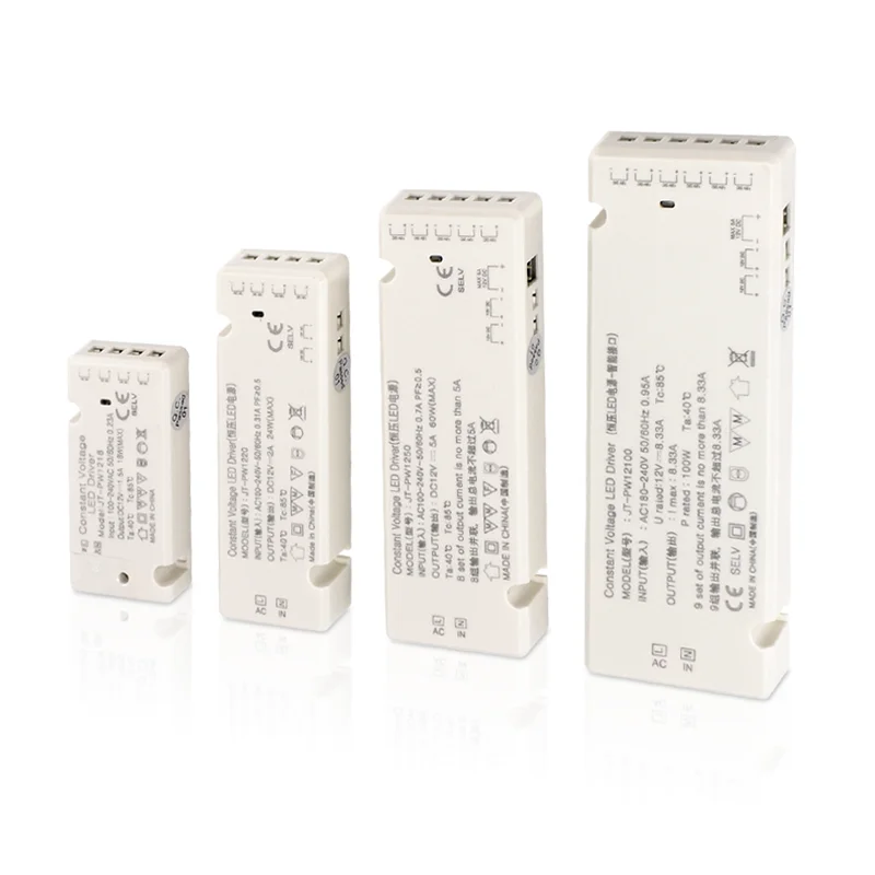 12v 24v Dc Led Strip Driver High Voltage Led Strip Driver 60w 100w ...